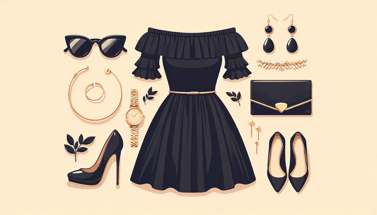 Five Must-Have Accessories to Elevate Your Black Off-Shoulder Dress Lo ...